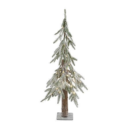 Click here for Northlight Pre-Lit Flocked B/O Alpine Clear Led Li... prices