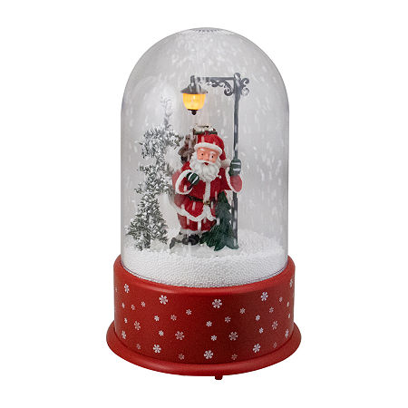 Click here for Northlight Lighted Santa With Street Light Snowing... prices