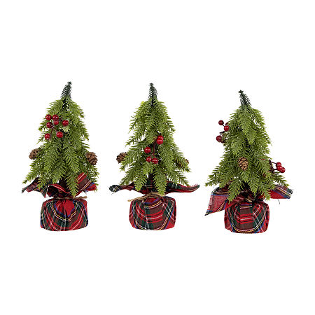 Click here for Northlight Mini Downswept Pine S With Pine Cones -... prices