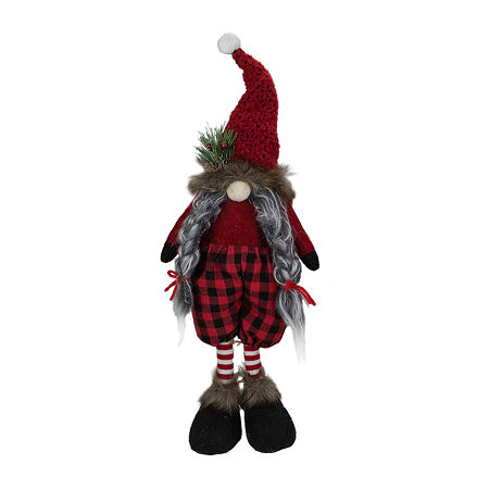 Click here for Northlight 17 Buffalo Plaid Girl Gnome With Pigtai... prices