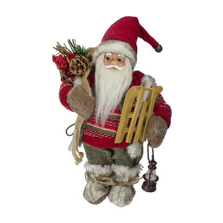 Click here for Northlight 12 Standing Santa With A Sled And Lante... prices