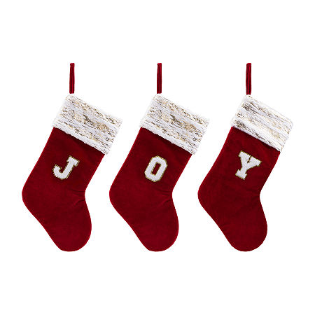 Click here for Northlight Velvet Joy - 20in- Red - Set Of 3 Chris... prices
