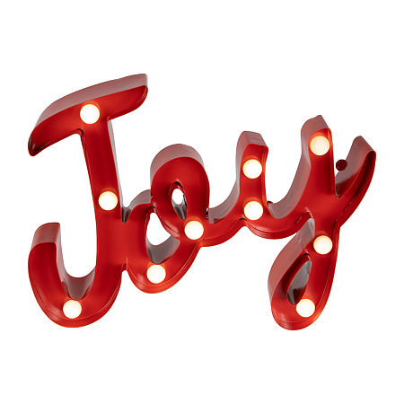 Click here for Northlight 11.25 Lighted Joy Marquee Lights  One S... prices