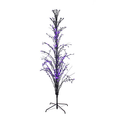 Click here for Northlight 4ft Pre-Lit Black Cascade Outdoor Twig... prices