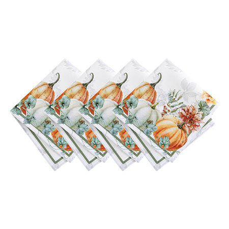Click here for Elrene Home Fashions Pumpkin Harvest Vine 4-pc. Na... prices