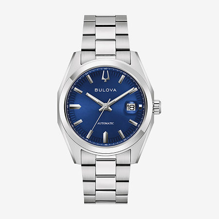 Click here for Bulova Mens Classic Surveyor Automatic Silver-Tone... prices