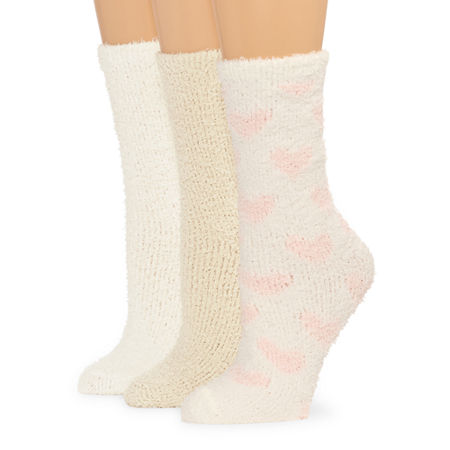 Click here for Cuddl Duds Whispersoft Womens 3 Pair Crew Socks  9... prices