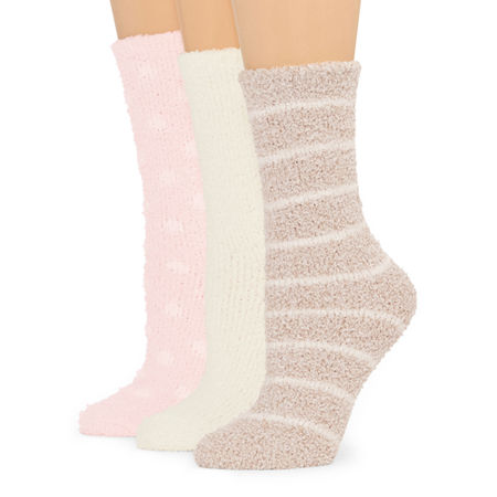 Click here for Cuddl Duds Whispersoft Womens 3 Pair Crew Socks  9... prices