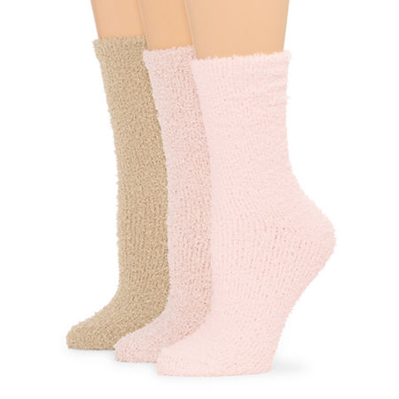 Click here for Cuddl Duds Whispersoft Womens 3 Pair Crew Socks  9... prices