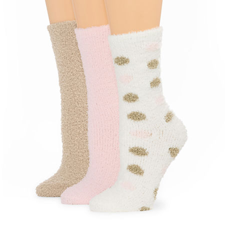 Click here for Cuddl Duds Whispersoft Womens 3 Pair Crew Socks  9... prices