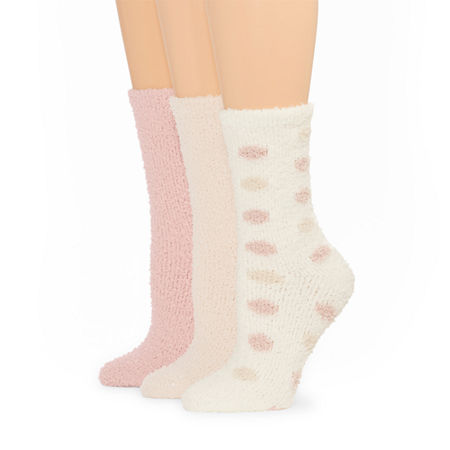 Click here for Cuddl Duds Whispersoft Womens 3 Pair Crew Socks  9... prices