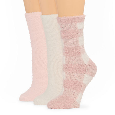Click here for Cuddl Duds Whispersoft Womens 3 Pair Crew Socks  9... prices