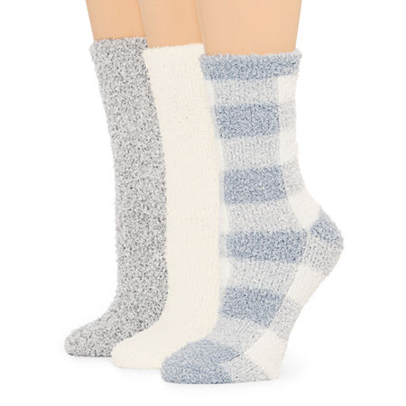 Click here for Cuddl Duds Whispersoft Womens 3 Pair Crew Socks  9... prices