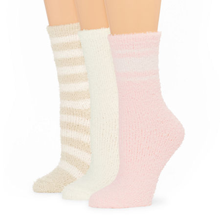 Click here for Cuddl Duds Whispersoft Womens 3 Pair Crew Socks  9... prices