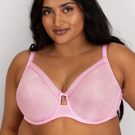 Click here for Curvy Couture Shimmer Unlined Underwire Bra- 1374... prices