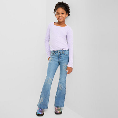 Click here for Vanilla Star Big Kid Girls Flare Leg Jean  8  Blue prices