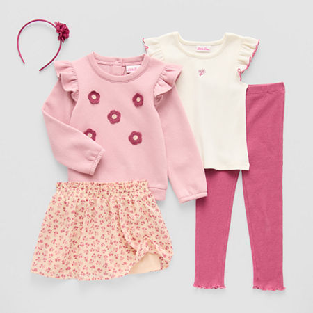 Click here for Little Lass Toddler Girls 4-pc. Skirt Set  4t  Pin... prices