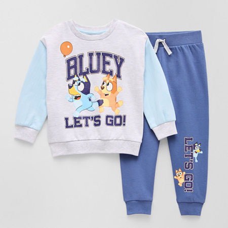 Click here for Toddler Boys 2-pc. Bluey Pant Set  2t  Gray prices