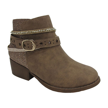 Click here for Pop Big Kid Girls Wendy Block Heel Booties  1 Medi... prices