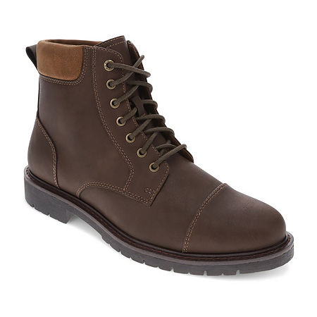 Click here for Dockers Mens Dudley Flat Heel Lace Up Boots  8 1/2... prices