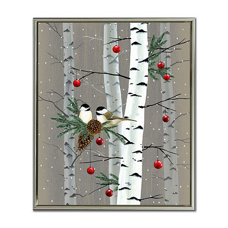 Click here for Streamline Art Birch Birds Ii Canvas Art  One Size... prices
