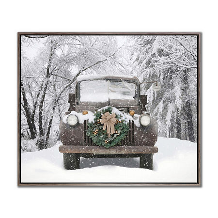 Click here for Streamline Art Rustic Truck Canvas Art  One Size... prices