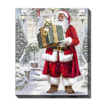 Click here for Streamline Art Santa Delivery Canvas Art  One Size... prices