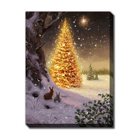Click here for Streamline Art Golden Tree I Canvas Art  One Size... prices