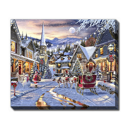 Click here for Streamline Art Village Canvas Art  One Size  White prices