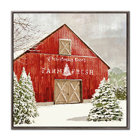 Click here for Streamline Art Festive Barn Canvas Art  One Size... prices
