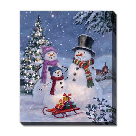 Click here for Streamline Art Snowmen Family I Canvas Art  One Si... prices