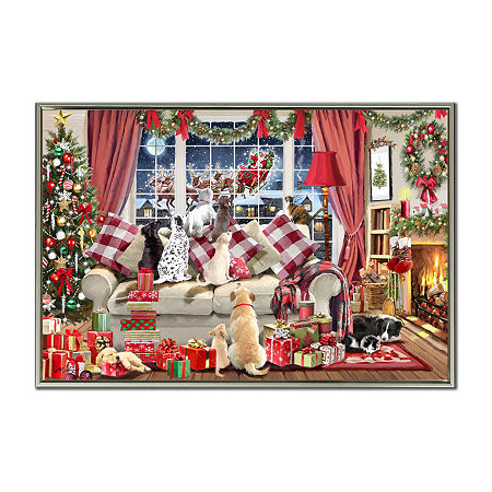 Click here for Streamline Art Paws And Presents Canvas Art  One S... prices