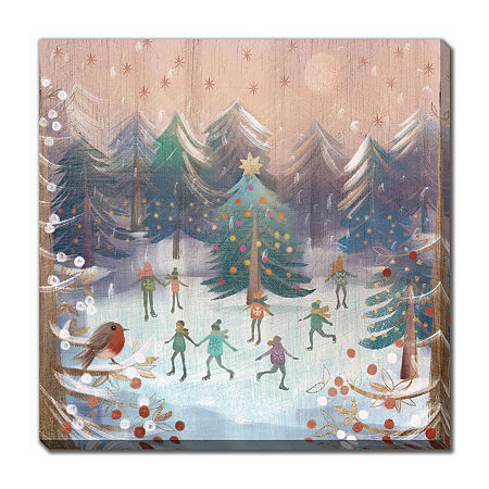 Click here for Streamline Art Enchanted Ice Rink Canvas Art  One... prices