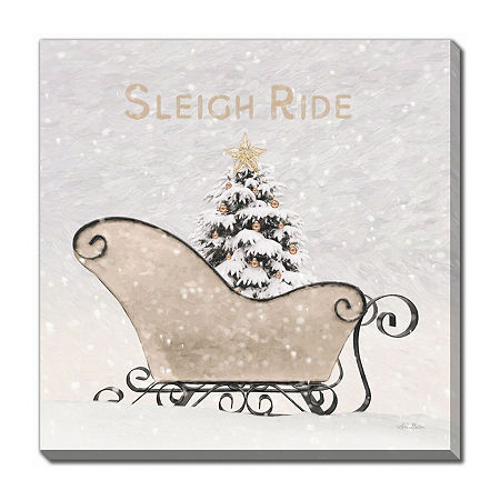 Click here for Streamline Art Sleigh Ride Canvas Art  One Size  B... prices