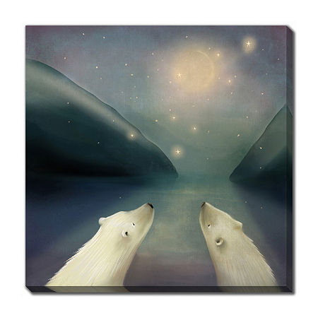 Click here for Streamline Art Polar Bear Dreams Canvas Art  One S... prices