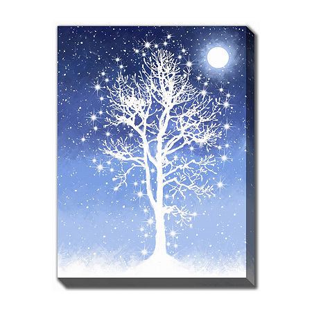 Click here for Streamline Art White Tree Canvas Art  One Size  Bl... prices