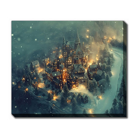 Click here for Streamline Art Santa View Canvas Art  One Size  Gr... prices