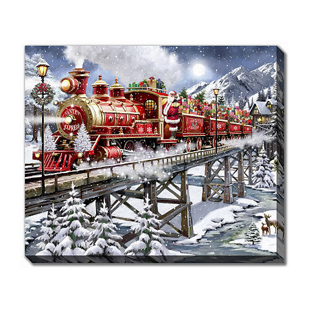 Click here for Streamline Art Holiday Express Canvas Art  One Siz... prices