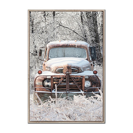 Click here for Streamline Art Icy Rustic Truck Canvas Art  One Si... prices