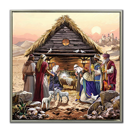 Click here for Streamline Art Desert Nativity Canvas Art  One Siz... prices