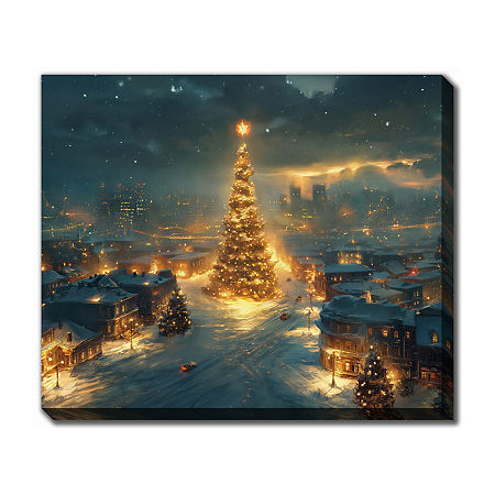 Click here for Streamline Art Tree Aglow Canvas Art  One Size  Gr... prices