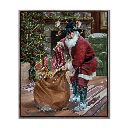 Click here for Streamline Art Boots Hand Embellished Canvas Art... prices