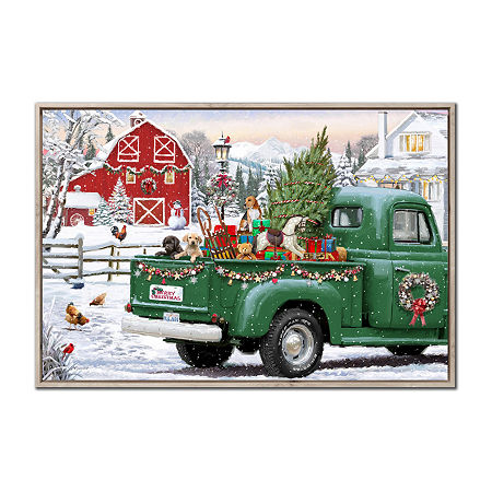 Click here for Streamline Art Holiday On The Farm Canvas Art  One... prices