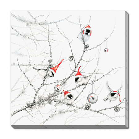 Click here for Streamline Art Winter Cardinals Canvas Art  One Si... prices