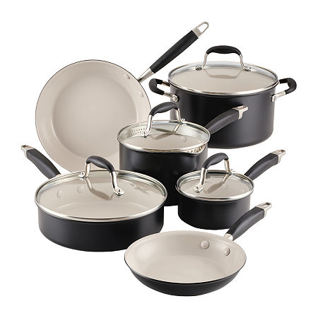 Click here for Anolon Ceramic 10-pc. Cookware Set  One Size  Blac... prices