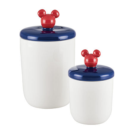 Disney Bon Voyage 2-Piece Ceramic Jar Set - Mixed Color