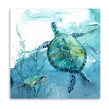Click here for Lumaprints Delray Sea Turtle Ii Canvas Art  One Si... prices