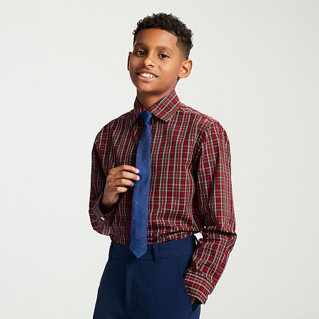 Click here for TFW Little & Big Kid Boys Long Sleeve Point Collar... prices