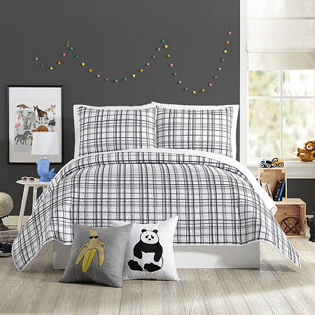 Click here for Urban Playground Marquis Plaid Quilt Set  One Size... prices