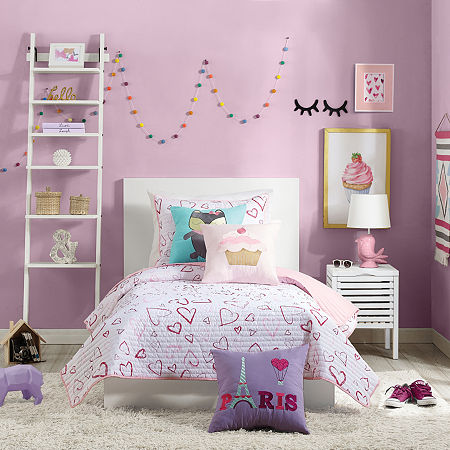 Click here for Urban Playground Desiree Quilt Set  One Size  Pink prices